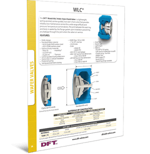 WLC® Check Valves Cut Sheet | DFT Valves | DFT® Inc