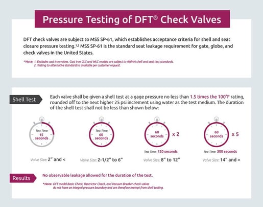 DFT Valve Leak Test Infographic | DFT® Inc
