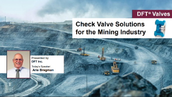 Check Valve Solutions for the Mining Industry | DFT Inc. | DFT® Inc