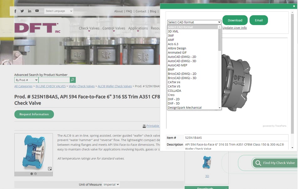 CAD Library | DFT Inc. | DFT® Inc